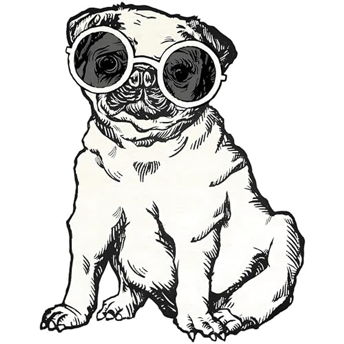 CafePress The Pug 16 oz Insulated Straw Tumbler with Lid