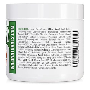 Wild Naturals Eczema & Psoriasis Cream for Dry, Itchy Skin – Eczema Relief Cream for Adults & Kids – Moisturizing Psoriasis Cream with Manuka Honey