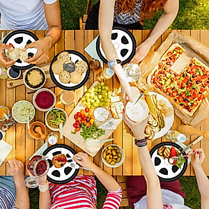 30PCS Boho Sun Party Plates First Trip Around the Sun Birthday Decorations Boho Sun Plates Bohemian Hippie Sunshine Birthday Party Supplies Paper Food Trays Boho Sun Baby Shower Decorations (9 Inch)