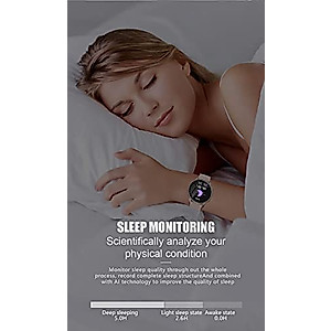 Holiday AMOLED Smartwatch, 1.3" HD Screen Activity Tracker for Fitness and Health with 14 Sports Modes, 3 ATM Waterproof, Monitor SpO2, Heart Rate, Sleep, Stress for Men and Women for Android iOS