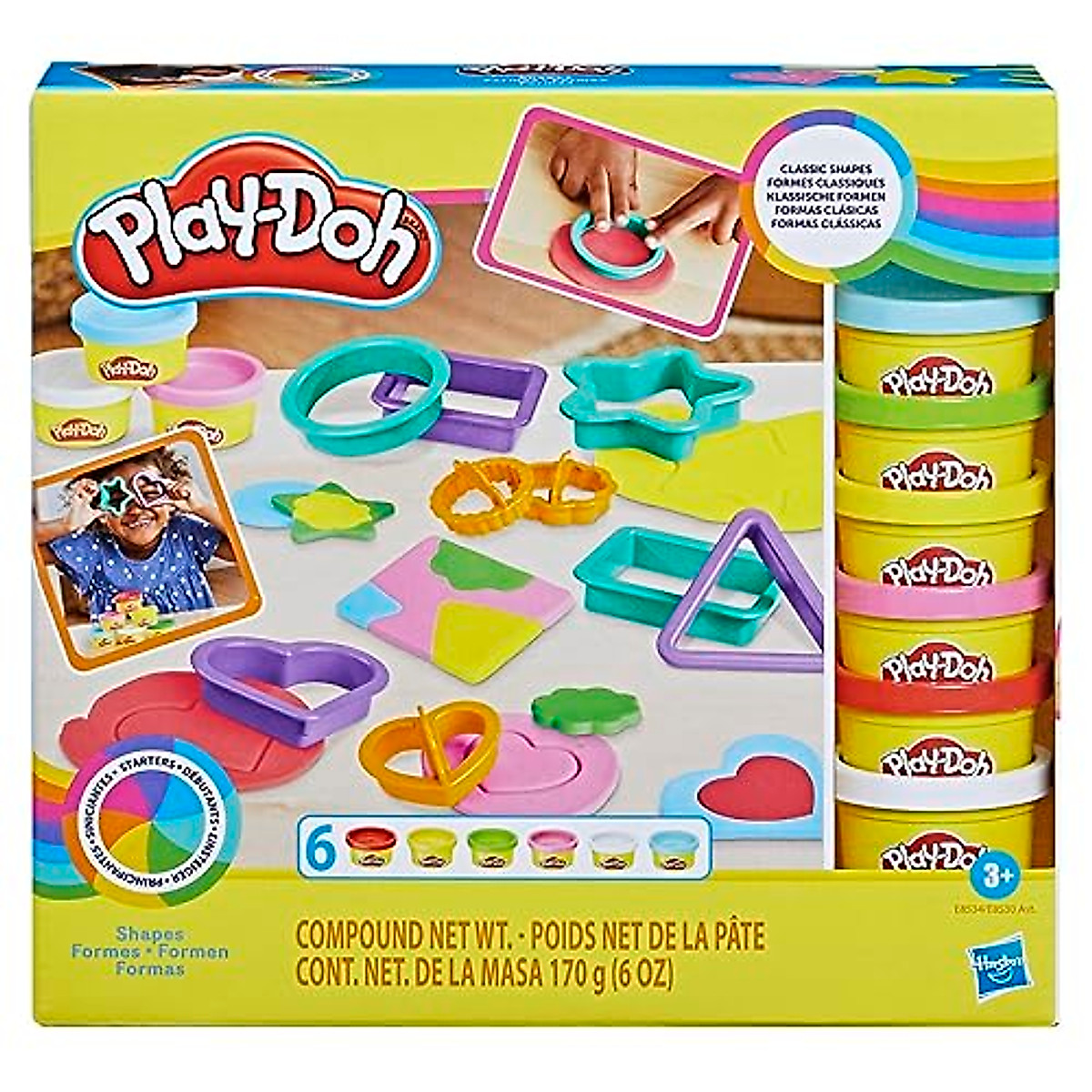 Play-Doh Fun Shapes, Multi-Colour