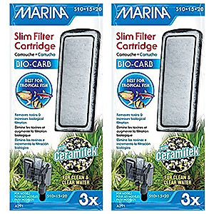 Marina Slim Filter Carbon Plus Ceramic Cartridge (6-Count)