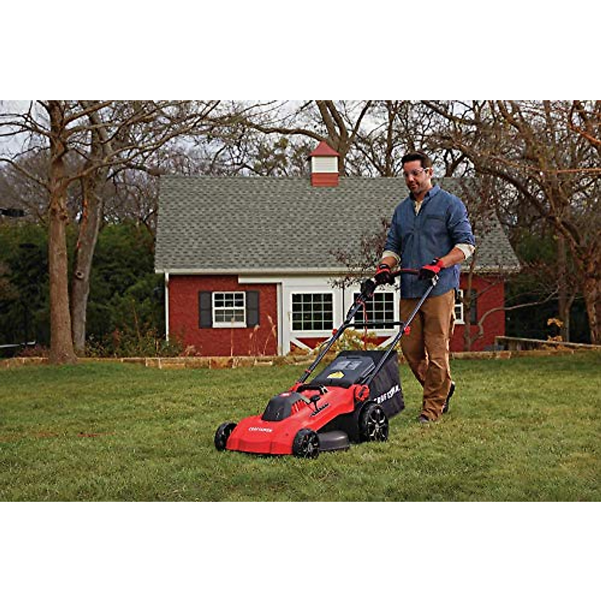 CRAFTSMAN Electric Lawn Mower, 20-Inch, Corded, 13-Ah (CMEMW213)