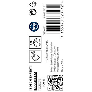 Bosch 2608595334 Metal Drill Bit Hss-G 4, 8mmx52mmx3.39In 10 Pcs