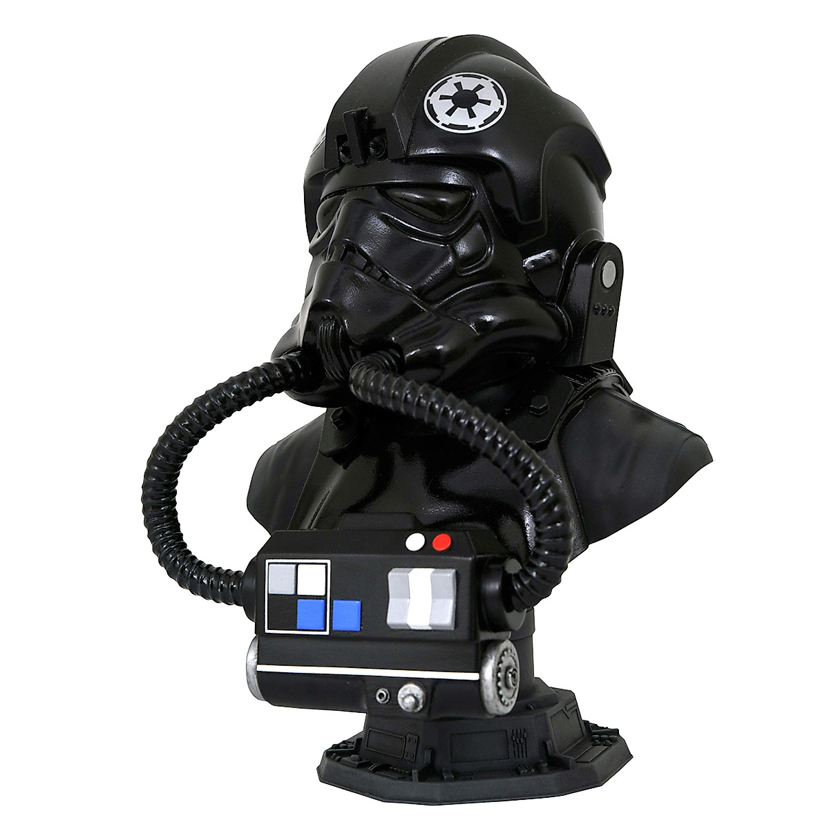 Diamond Select Toys Star Wars: Tie Fighter Pilot Legends in 3-Dimensions 1:2 Scale Bust, Multicolor, 10 inches