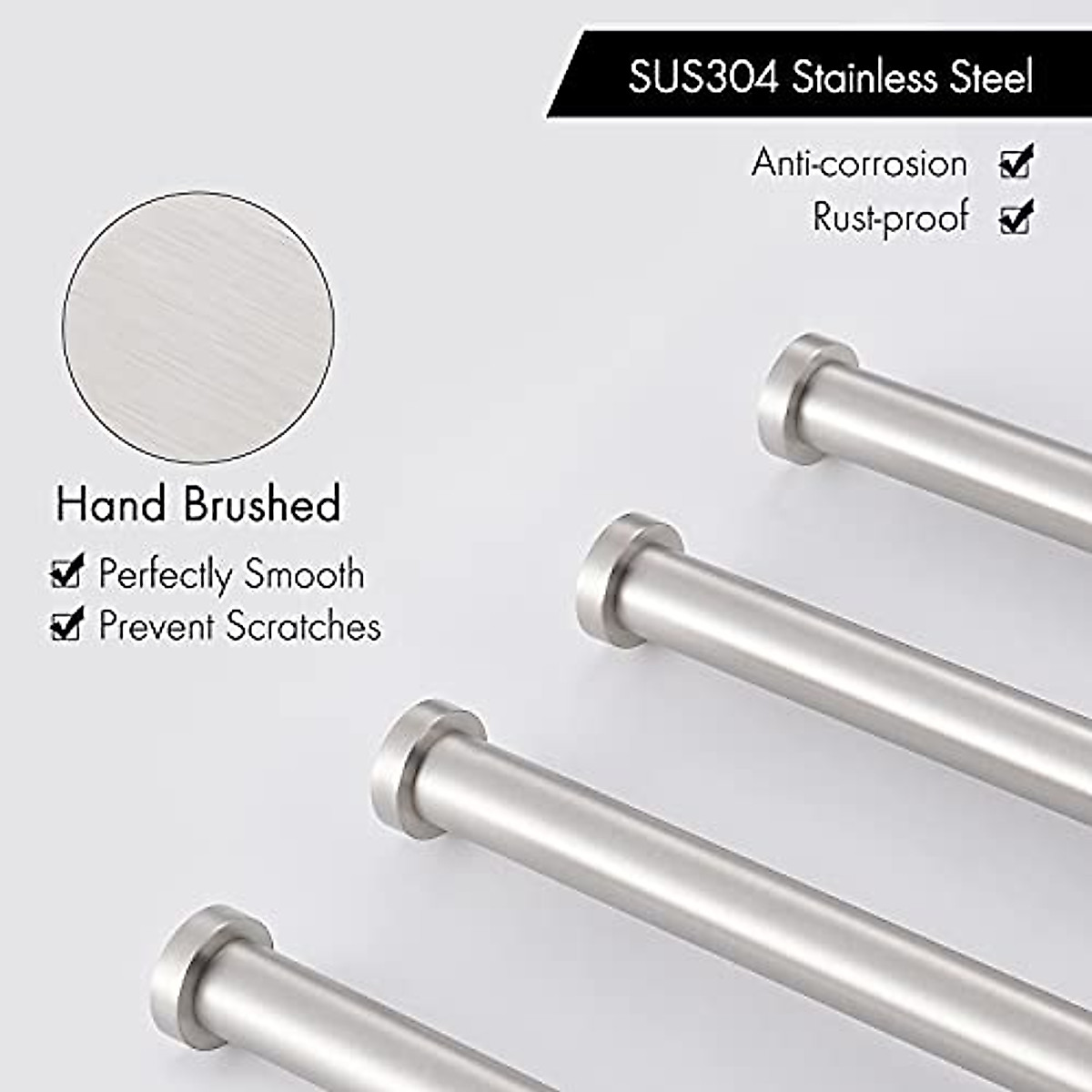 KES Swivel Towel Bar 19.5" 4-Arm Extra Long, Swing Out Towel Rack for Bathroom Wall, Hand Towel Holder for Multiple Towels, SUS304 Stainless Steel Brushed Finish, A2103S4L50-2
