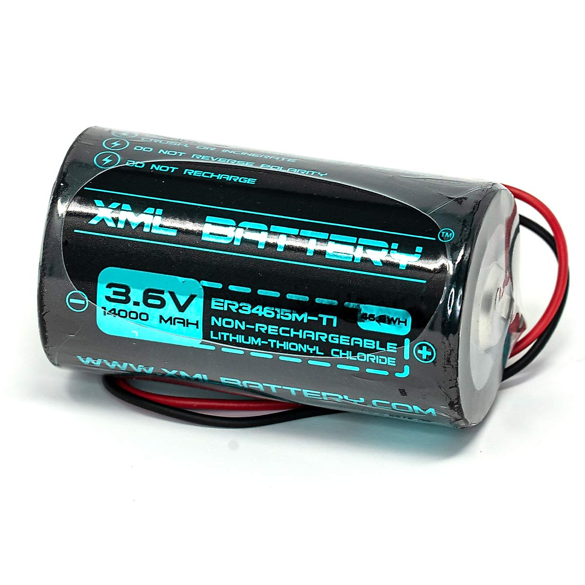 3.6v 14000mAh DSC WT4911BATT WT4911B ER34615M-T1 Battery ALEXOR ADT Wireless Outdoor Siren Strobe Lithium-Thionyl Chloride Non-Rechargeable Battery Pack Replacement for DSC Wireless Outdoor Siren