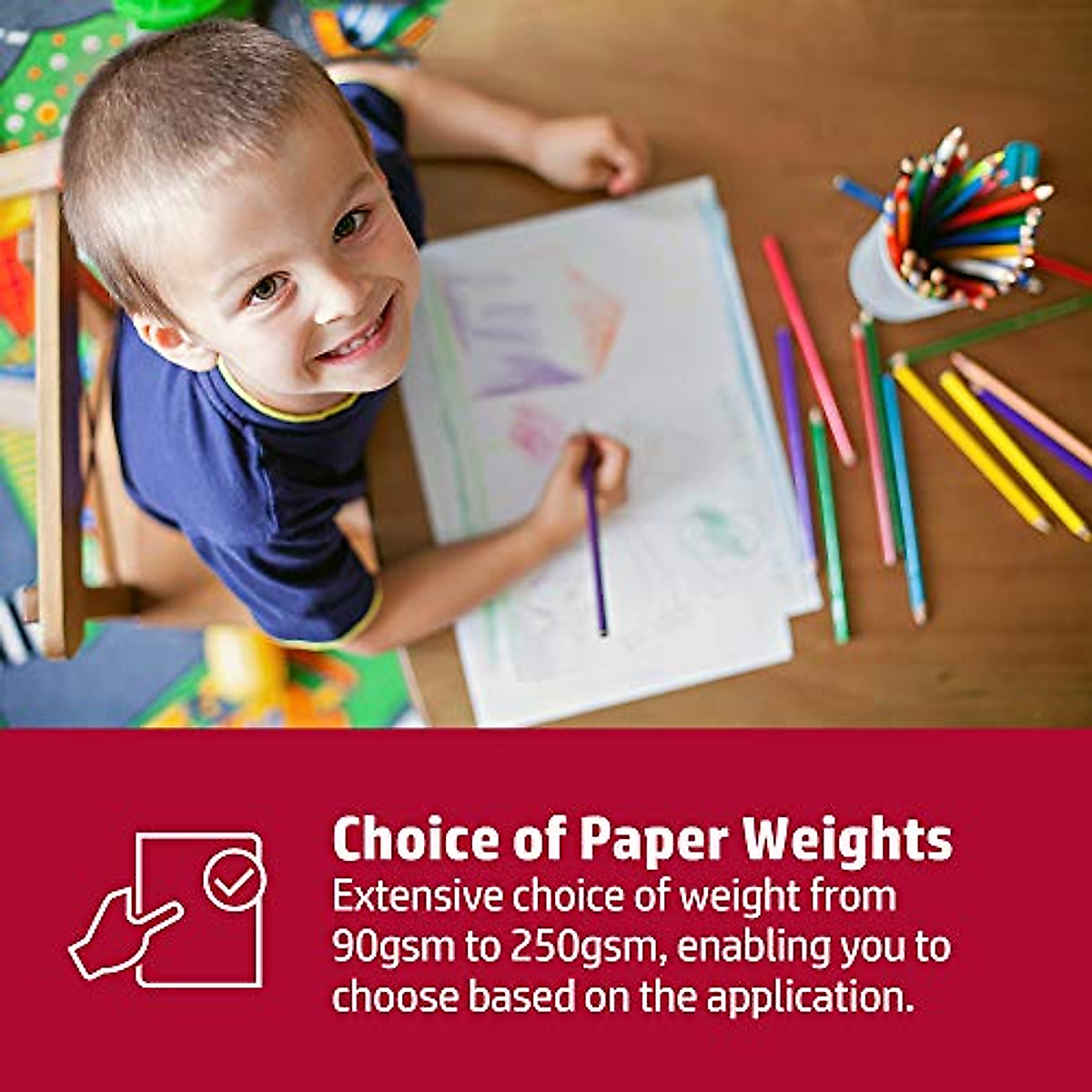 HP Papers CHP752 120GSM A4 Color Laser Paper, 500 sheets, White