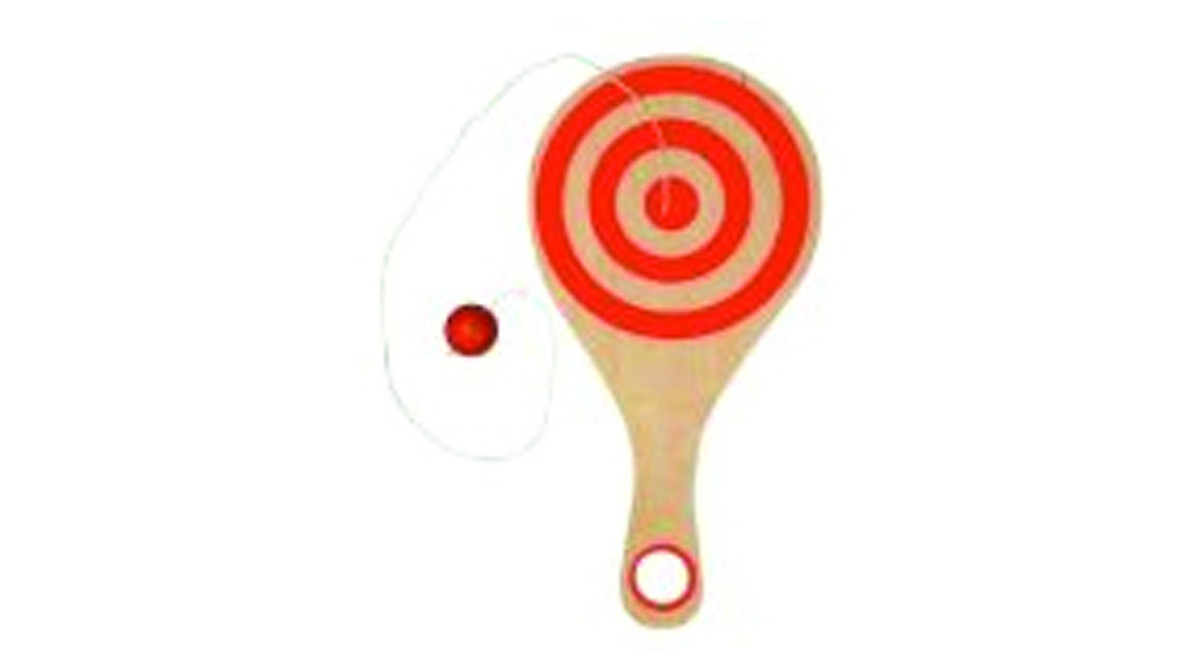 Toysmith Bounce Back Paddle Ball - Quality Fun for Kids