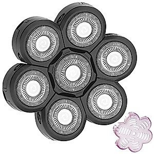 MAWAER Upgrade Version 7D Head Shaver Replacement Head Blades for Freedom G AidallsWel*** and Most Mainstream Brands Head Shaver Electric Shaver Razor Replacement Head