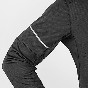 Salomon Men's Agile Long Sleeve Tee, Black, X-Small