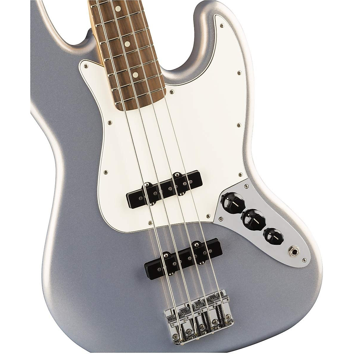 Fender Player Jazz Bass, Silver, Pau Ferro Fingerboard