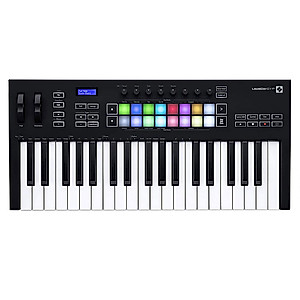 Novation AMS-LAUNCHKEY-37-MK3 Launchkey 37 MK3 MIDI Keyboard Controller for Ableton Live Bundle with 1 YR CPS Enhanced Protection Pack