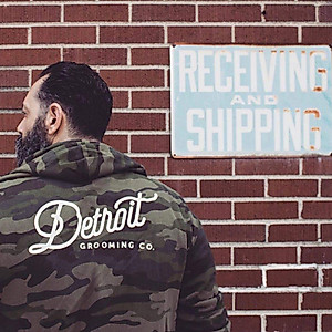 Detroit Grooming Co. Pre Shave Oil - Gel Made from Essential Oils and Natural, Plant Based Ingredients (2 oz) Protects Skin - Replaces Shaving Cream - Use With Any Blade, Safety or Straight Razor