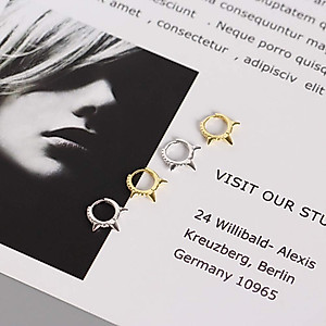 Small Huggie Hoop Earrings for Women Girls, Dainty Lightweight Huggie Earring for Everyday in 925 Sterling Silver, Hypoallergenic