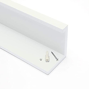 InPlace Shelving Lewis Hyman 9602034E Floating Shelf with Invisible Brackets, 60", White