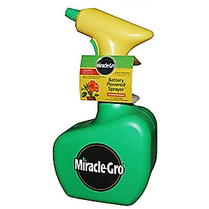 Miracle-Gro 190518 Battery Powered 48 oz. Handheld Sprayer, Green
