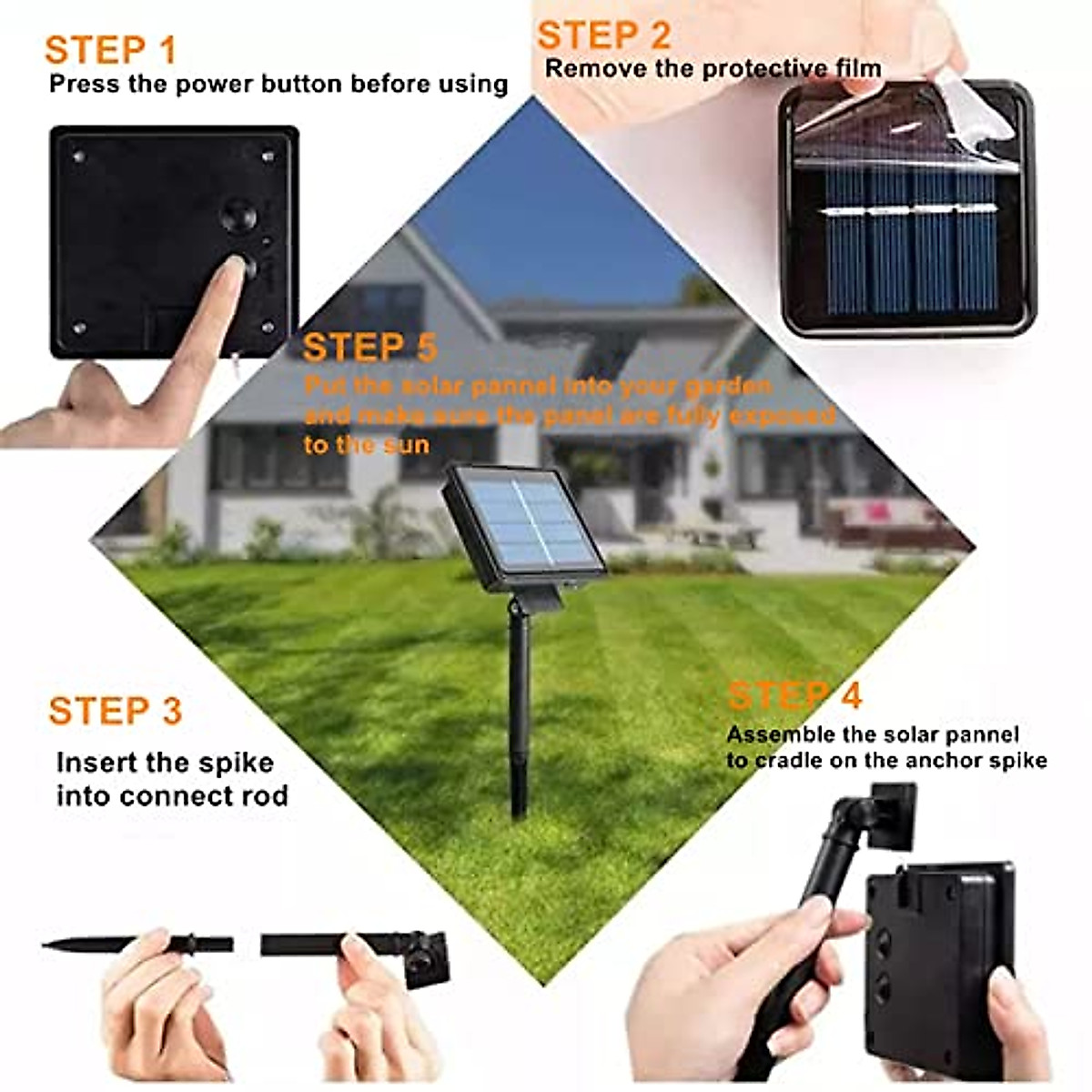 AKFATUP LED String Light for Bedroom, Decorative Lights, Christmas Lights, Holiday Decoration Lights (Solar)