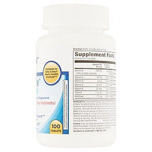 Equate One Daily Men's Multivitamin Multimineral Supplement, 100 Tablets