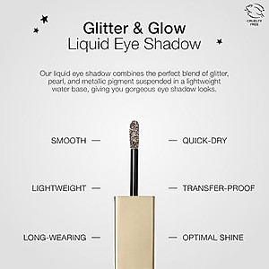 Stila Magnificent Metals Glitter & Glow Liquid Eye Shadow, Smoldering Satin