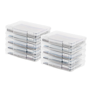 IRIS USA, Inc. 585161 KP-PC57 IRIS Photo and Embellishment Keeper, 5" x 7" (Photo Size), Clear, Pack of 10
