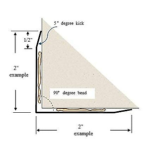 1 1/2" x 1 1/2" x 48" Stainless Steel Corner Guard, Includes Adhesive, Pack of 10 Units