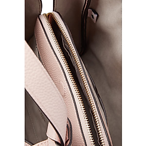 Kate Spade New York Knott Pebbled Leather Medium Crossbody Tote - Bags for Women - Magnetic Snap Closure Mochi Pink One Size One Size