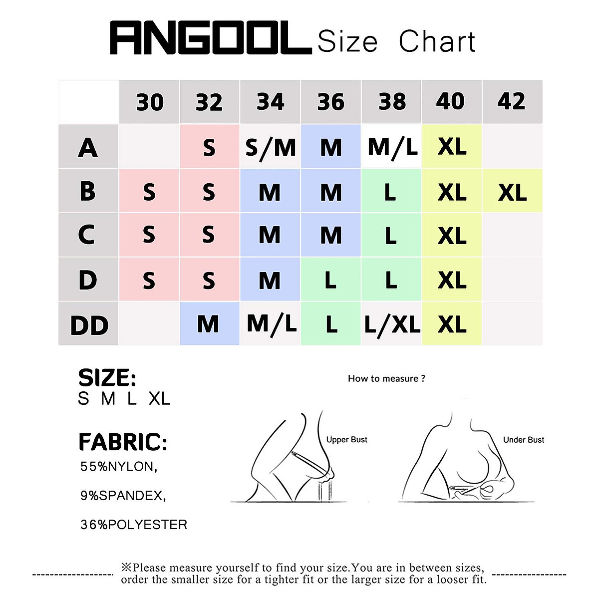 ANGOOL Strappy Sports Bras for Women - Medium Support Wirefree Yoga Bra Activewear 3 Pack