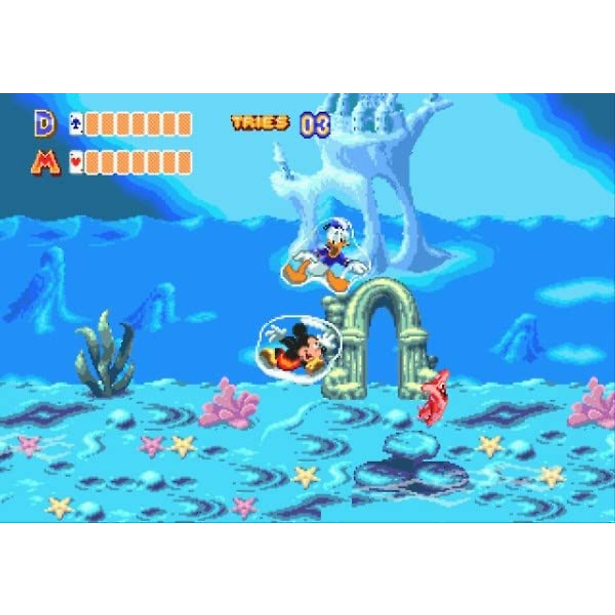 World of Illusion Starring Mickey Mouse and Donald Duck (Sega Genesis / Megadrive) – Reproduction Video Game Cartridge