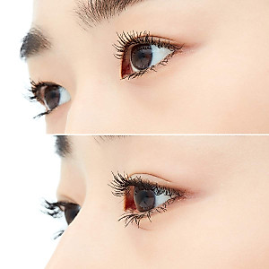 Peripera Ink Black Mascara, Lengthening, Thick, Waterproof, Smudge Proof, Long Lasting, Not Animal Tested, Long Lash Curling (001), 0.24 fl oz