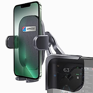 APPS2Car Phone Mount for Tesla Model 3 / Y Car Phone Holder 360° Free Rotation, Flip Cover Design Compatible with All Cell Phones Within 4.7-6.7 Inches