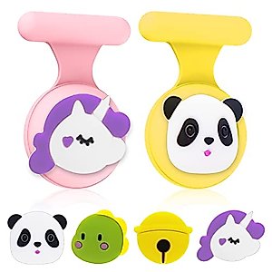 Air Tag Holder for Kids, Hidden Pin for Apple AirTag Case Tags Accessories Portable Than Bracelet, Necklace, Wristband, Watch Band GPS Tracker for Girls (Pink, Yellow)…