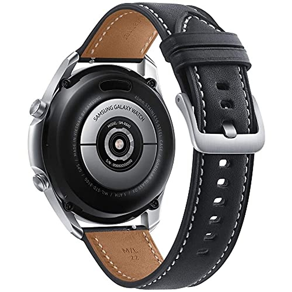 Samsung Galaxy Watch3 2020 Smartwatch (Bluetooth + Wi-Fi + GPS) International Model (Silver, 45mm)