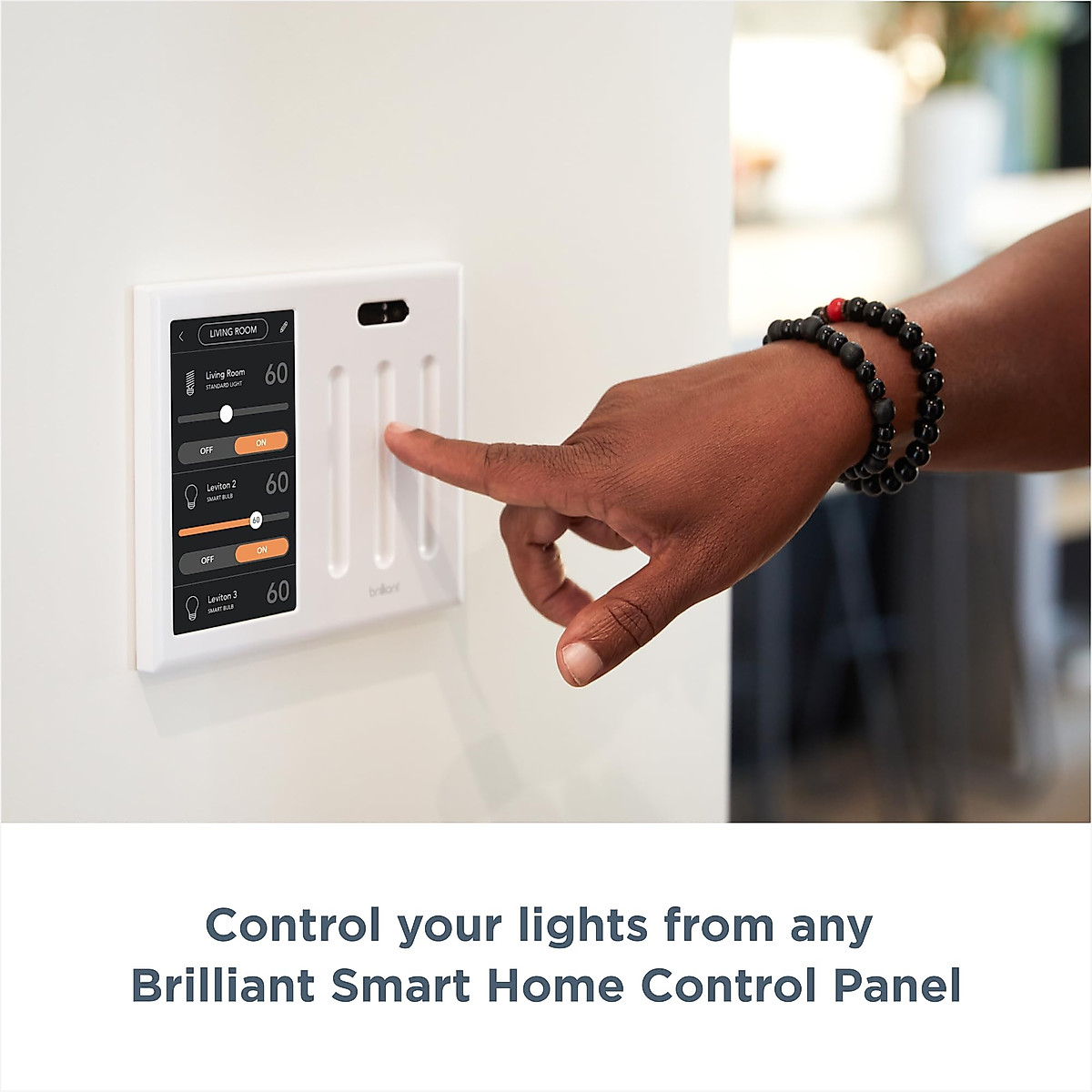 Brilliant Smart Dimmer Switch (White) — Compatible with Alexa, Google Assistant, Apple HomeKit, Hue, LIFX, SmartThings, TP-Link, Wemo and More