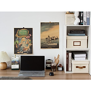 StorageWorks 3-Pack Decorative Storage Baskets with 2-Pack Narrow Storage Bins