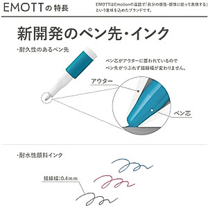 Uni EMOTT 5 Colors Set No.11, Midnight Color (PEMSY5C.NO11)