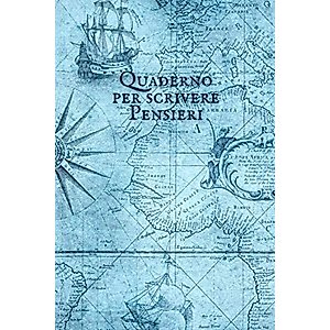 Quaderno per scrivere pensieri: diario da scrivere con pagine a righe, per appunti, ricette, pensieri, formato 6x9 pollici, perfetto per le tue idee regalo originali (Italian Edition)