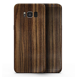 Design Skinz Design Skinz Bright Ebony Woodgrain Full-Body Wrap Decal Skin-Kit for The Galaxy S8 Plus