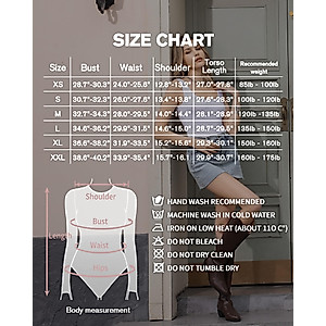 MANGOPOP Womens Scoop Neck Sleeveless Tank Top Bodysuits Sexy Backless Ribbed Body Suits Jumpsuit (White, Medium)