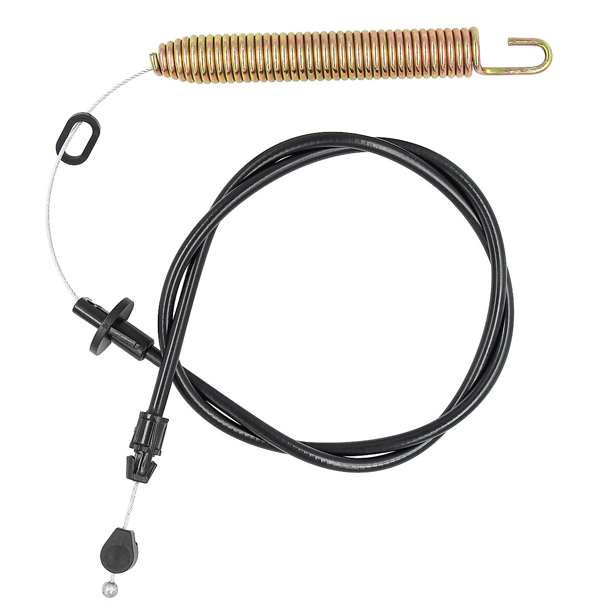 175067 Deck Engagement Clutch Cable for AYP Husqvarna Poulan Roper Craftsman 169676 532175067 532169676 21547184 Lawn Mower 42", Cable Length 45", Conduit Length 32"