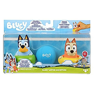 Bluey Bath Squirters 3-Pack, Multicolor, Small