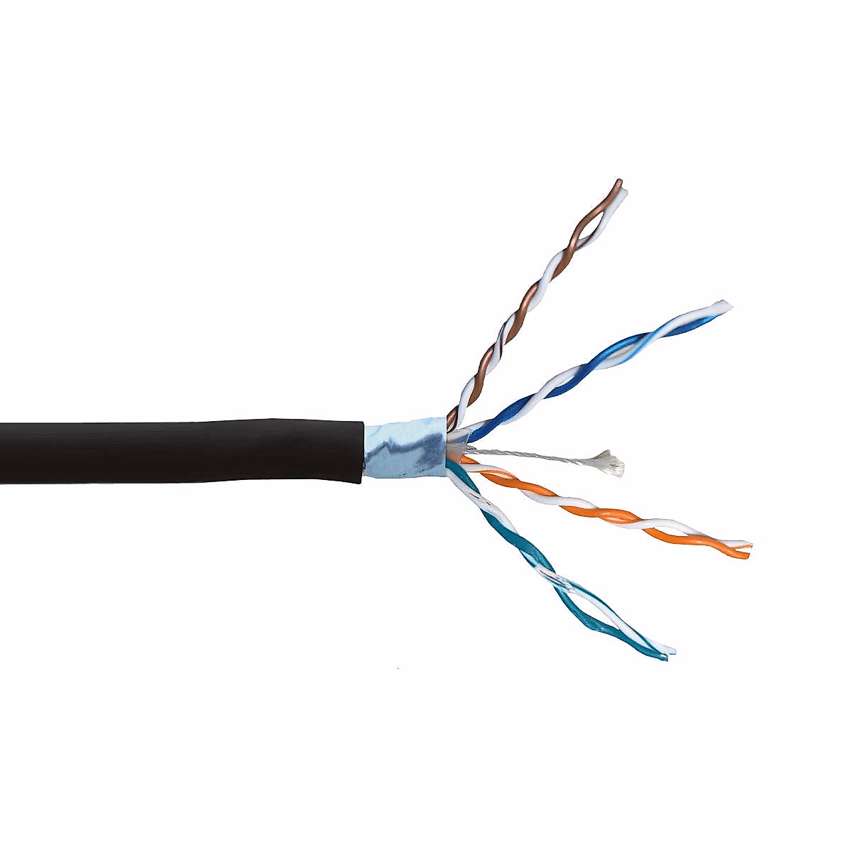 Lorex Outdoor CAT6 Ethernet Cable, for Use with 4K Wired Security Cameras, Weatherproof and Direct Burial Underground, 10GB/Second, 300 Feet (91m)