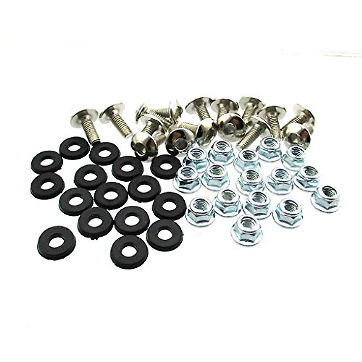 TC-Motor M6 x 16 Plastic Fender Bolt Washer Nut Screw Kit For 50cc 70cc 90cc 110cc 125cc ATV Quad 4 Wheeler