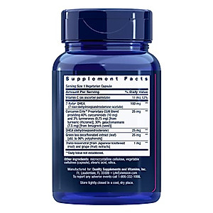 Life Extension DHEA Complete with 7-Keto - Maximize Support of Healthy Body Weight, Mood, Lean Muscle Mass, Libido & More - Non-GMO, Gluten-Free, Vegetarian - 60 Capsules