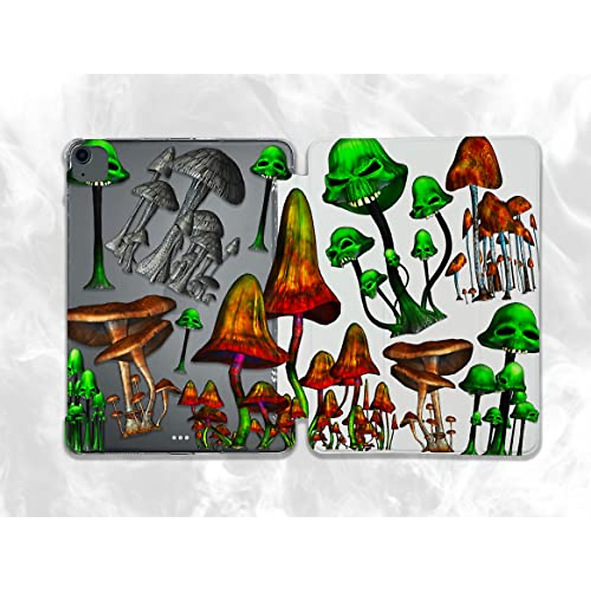 Cute Trippy Mushroom Toadstool case Compatible with iPad Mini Air Pro 7.9 8.3 9.7 10.2 10.9 11 12.9 inch Pattern Cover New 2022 2021 Trifold Stand 3 4 5 6 7 8 9 Generation 597 (10.2" 7/8/9 gen)