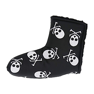 HISTAR Golf Skull Headcover Skull Design Putter Cover Blade Head Cover for Scotty Cameron Taylormade Odyssey
