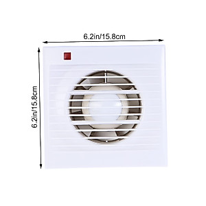 Zerodeko 2pcs Household Fans Exhaust Bath Fan Household Ventilation Fans Exhaust Fan with Louvers Electric Bathroom Fan Wall Exhaust Fan Bathroom Exhaust Fan Kitchen Wall Fan Window