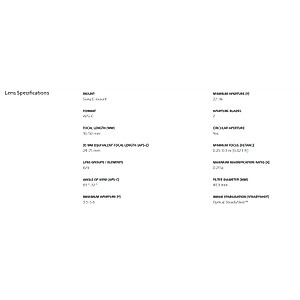 Sony SELP1650 16-50mm Power Zoom Lens (Renewed)