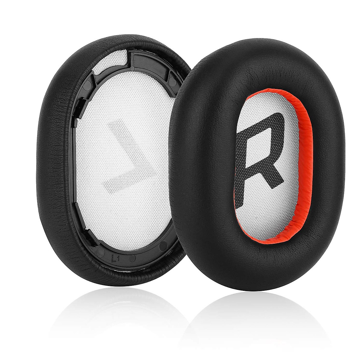 Jarmor BackBeat Pro 2 Earpads, Replacement Protein Leather & Memory Foam Ear Cushion Pad Cover for Plantronics BackBeat Pro 2 Wireless Noise Cancelling Headphones - Black