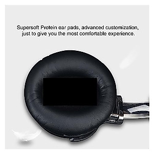 NALANY Active Noise Cancelling Wireless Bluetooth Headphones Deep Bass Stereo Bluetooth Headset with Microphone for Phone (Color : Purple)